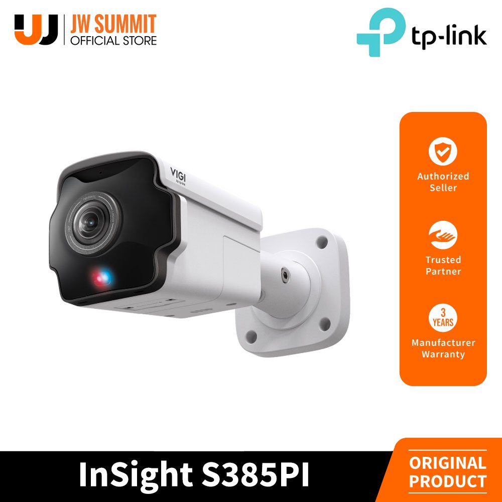 TP-Link VIGI InSight S385PI 8MP Outdoor IR Panoramic Smart Detection ...