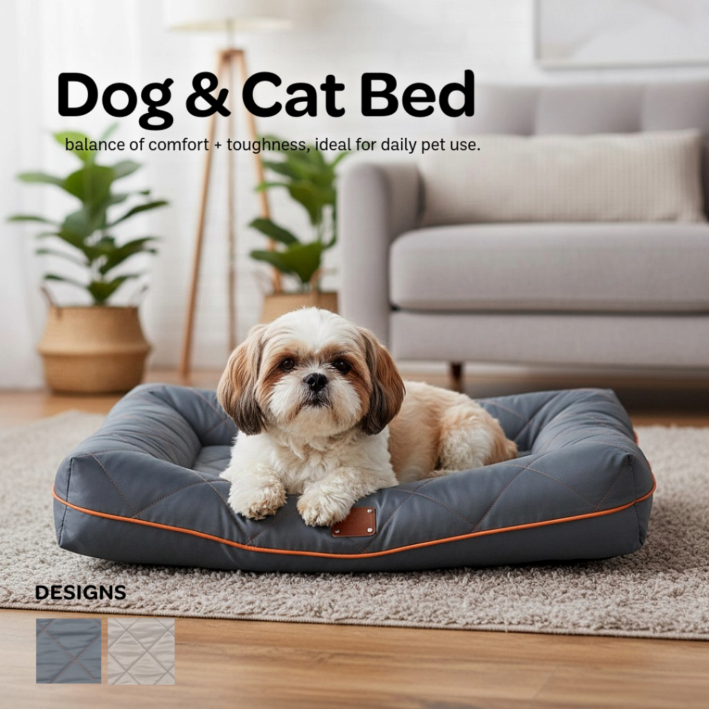 PUPKITS Dog Bed Cat Mat Reversible Scratch Resistance Water Resistance ...