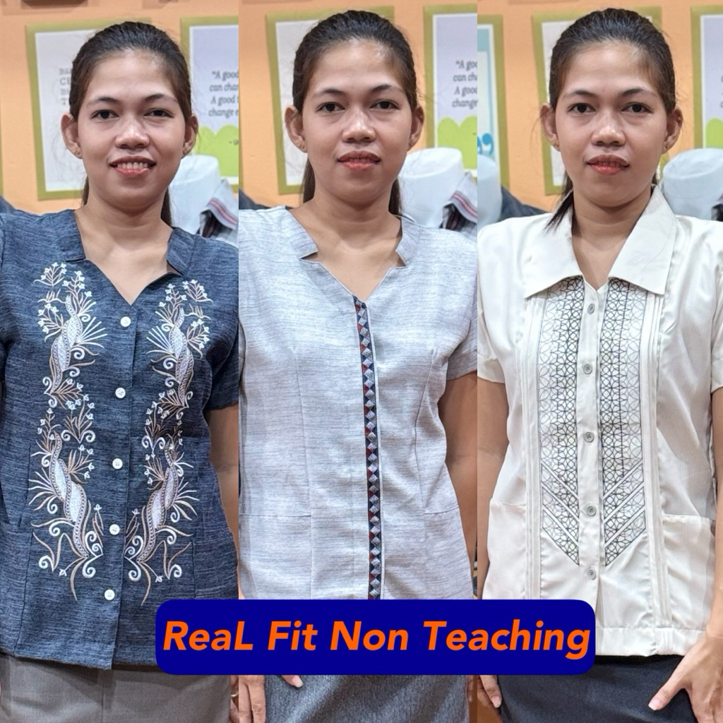 Real Fit Ready to Wear Non-teaching Blouse (XS-10XL) | Shopee Philippines