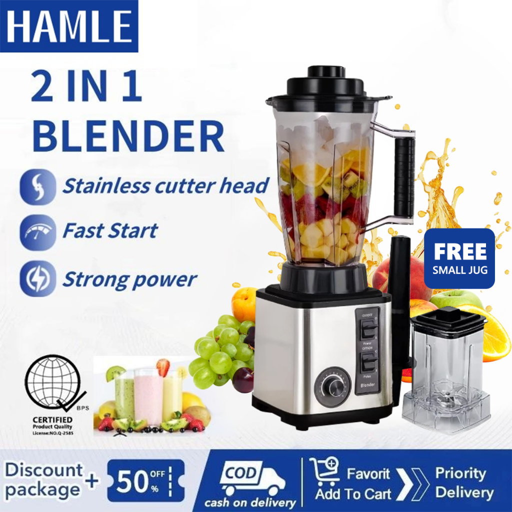 3L Multifunction Heavy Duty Blender High-Speed Multifunction Smoothie ...