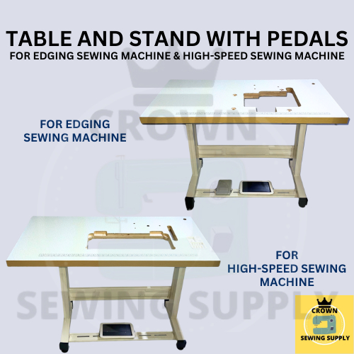 Table and Stand with Pedal for Industrial Sewing Machine | Shopee ...