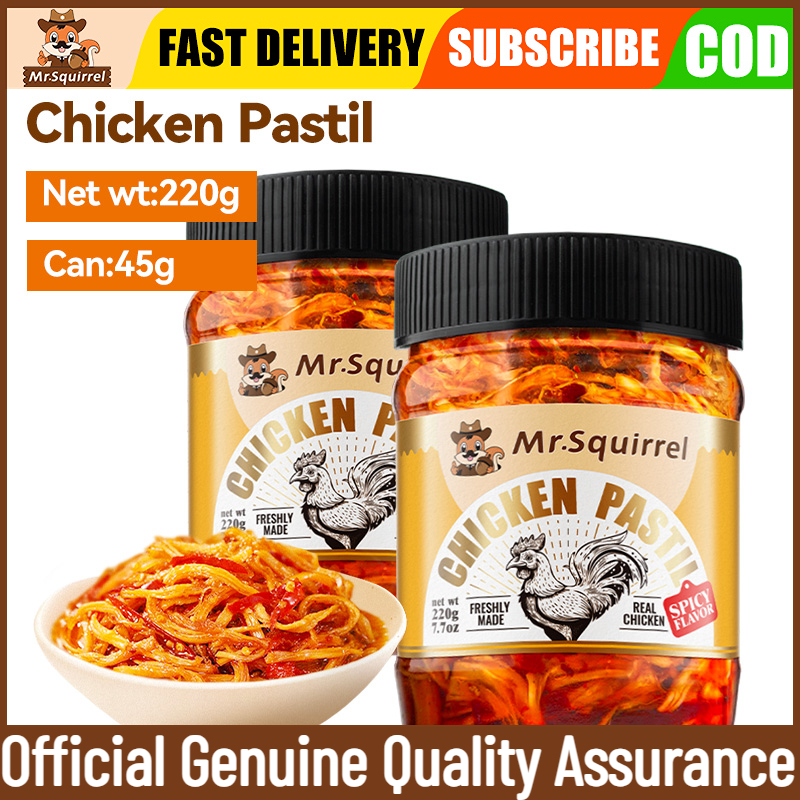 Mr.Squirrel Food Spicy Chicken Pastil Halal Foods Pastil Ready-To-Eat ...
