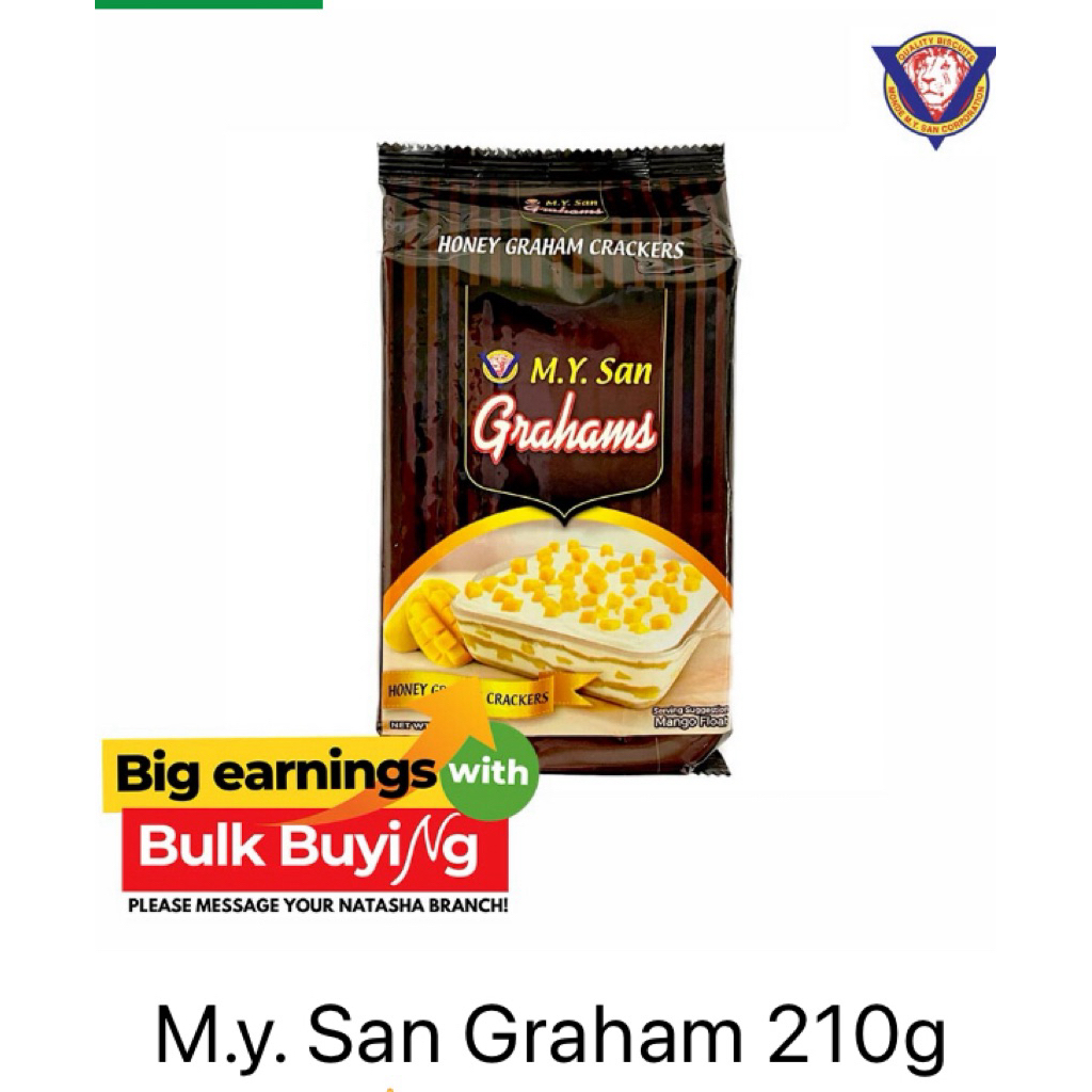 M. Y. San Honey Graham Cracker Handy Pack, 210 Grams | Shopee Philippines