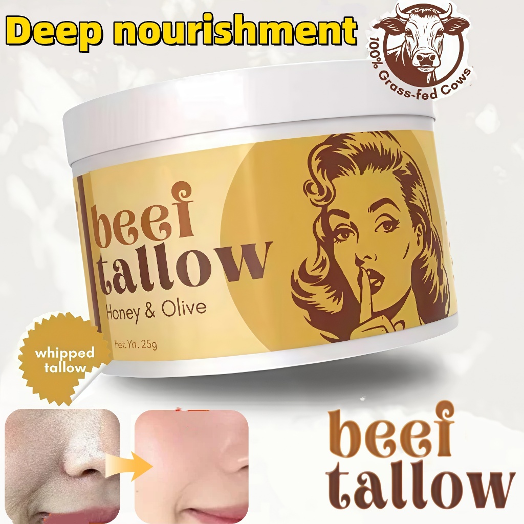 Beef tallow honey and olive original moisturizer for face maintain ...