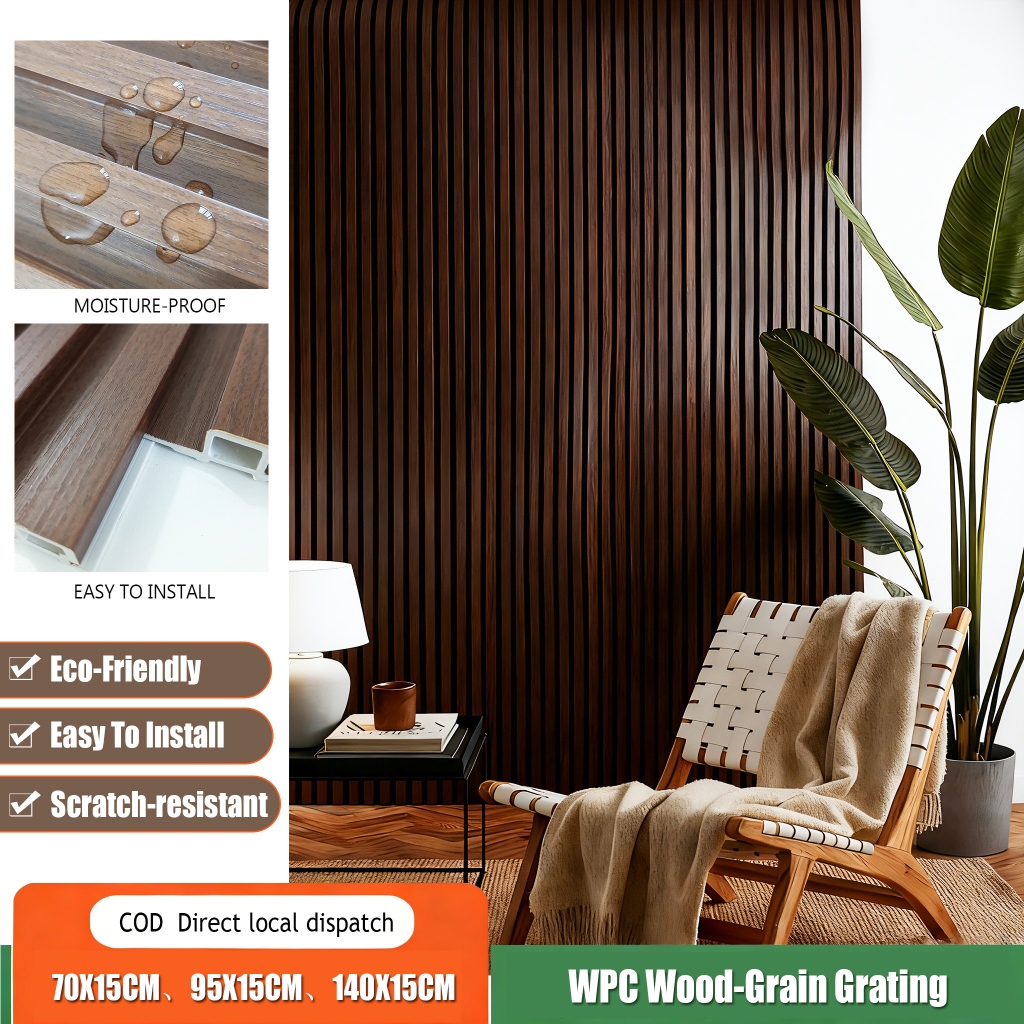 Eco-friendly wood-grain design PVC ceiling grid panels, suitable for ...
