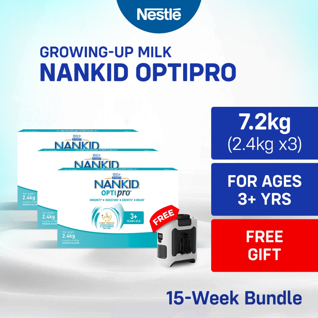 NANKID OptiPro Four Powdered Milk For Children Above 3 Years Old 7.2kg ...