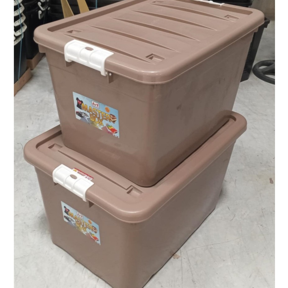 STORAGE BOX [160L & 102L] MOCHA | J&T MASTER BOX STORAGE BOX (stock no ...