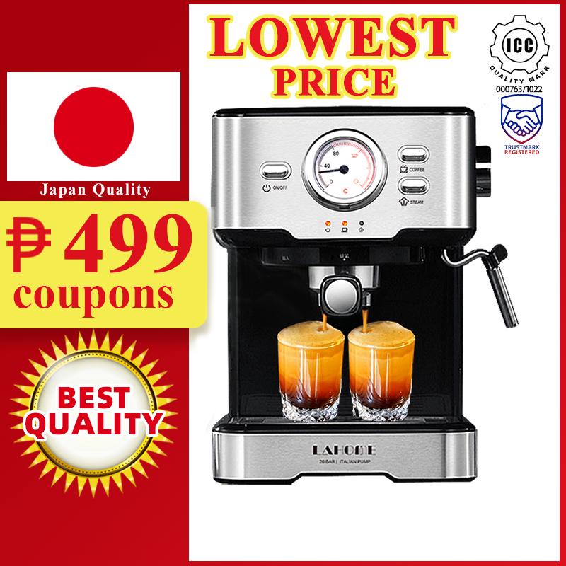LAHOME Espresso Coffee Maker Machine | Shopee Philippines