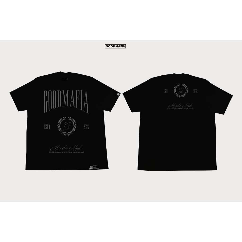 MANILA MADE - GOODMAFIA - V196 - RISE ABOVE COLLECTION - PREMIUM BLACK ...