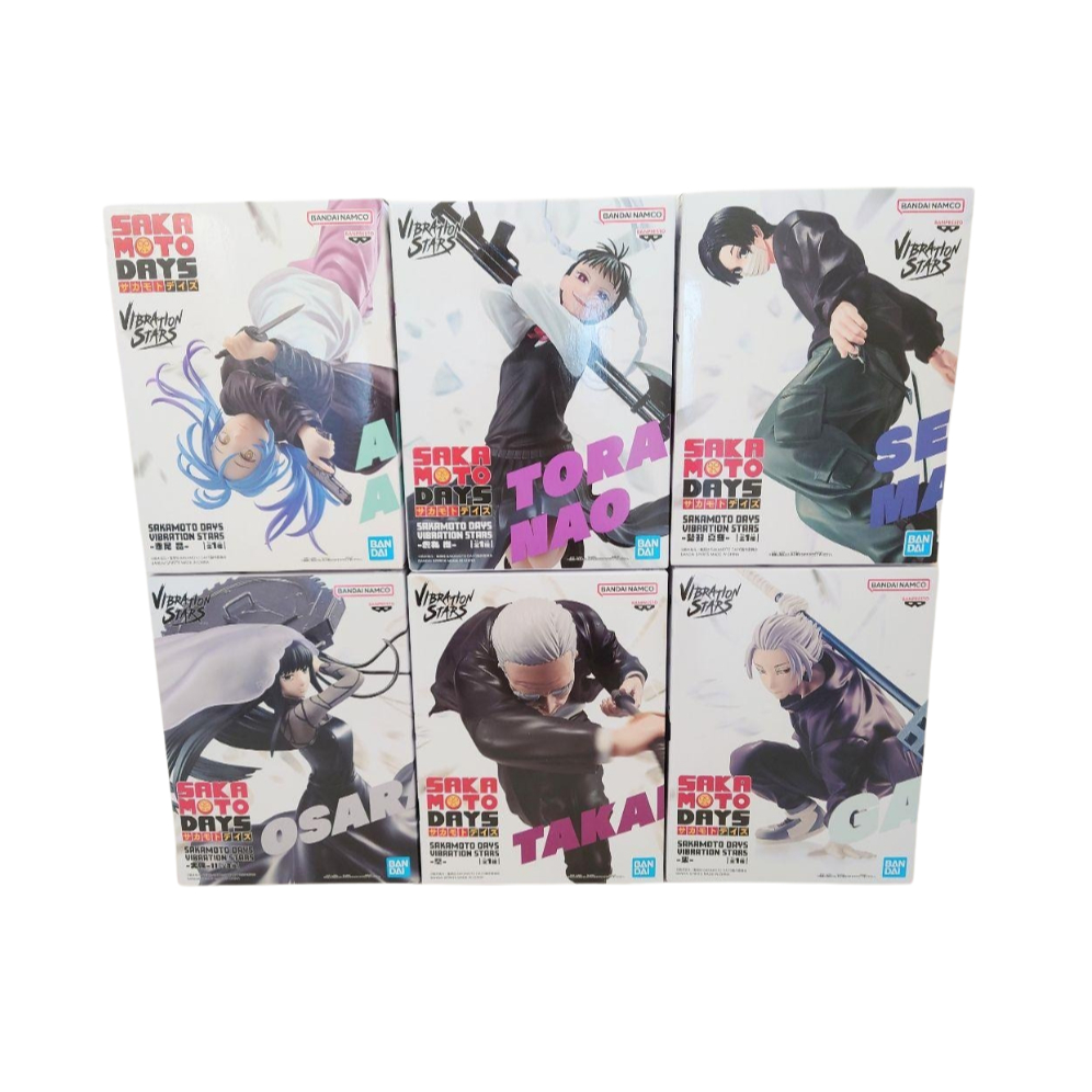 Banpresto SAKAMOTO DAYS VIBRATION STARS Osaragi Ⅱ Takamura Gaku Akao ...