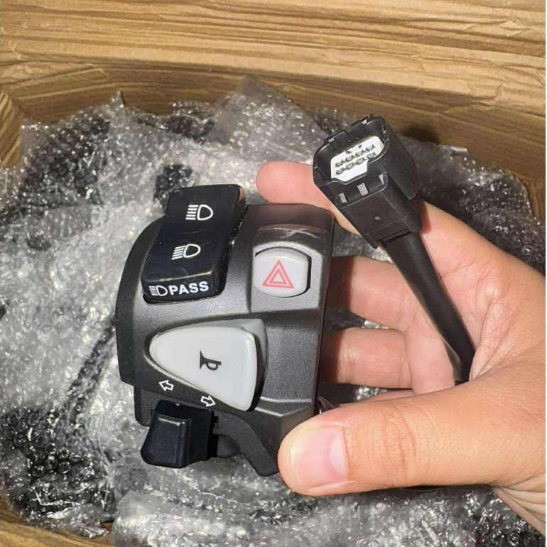 Domino Handle switch for Honda Click Left handle switch with hazard and ...