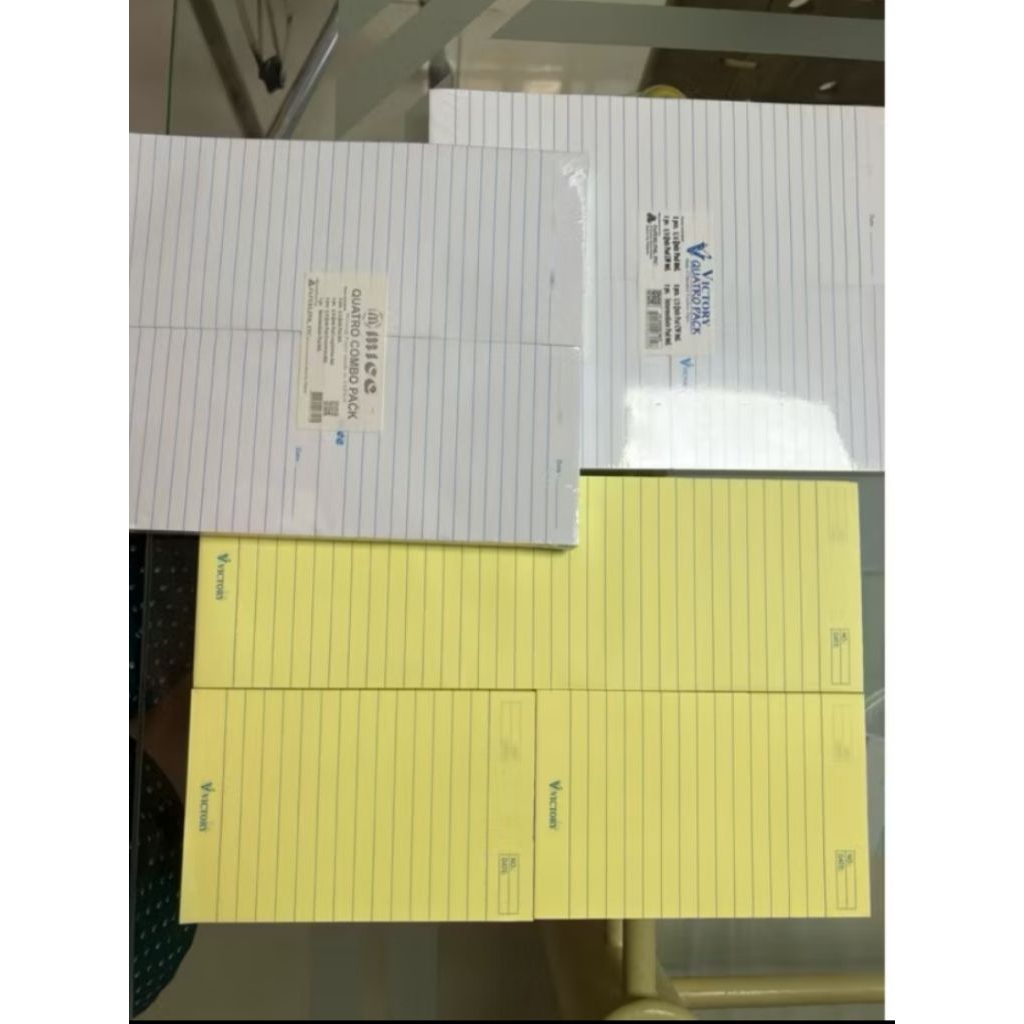 Mica White Yellow Victory Combo Quiz Pad Set | Shopee Philippines