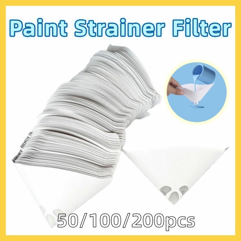 200PCS Paint Filter Funnel/Disposable Paint Filters Efficient Spray Gun ...