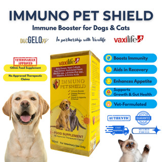 IMMUNO PET SHIELD (Immune System Booster for dogs and cats) 120ml ...
