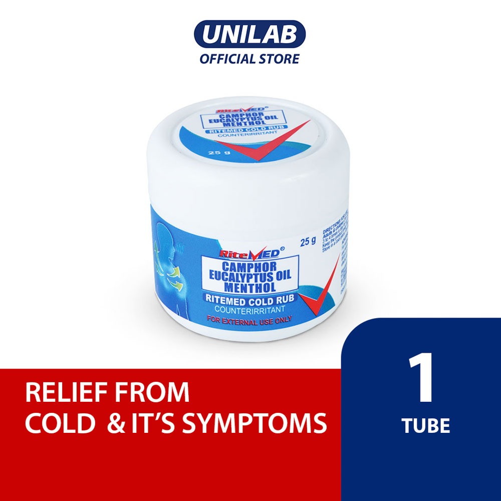 Unilab - RiteMED Cold Rub 25g | Shopee Philippines