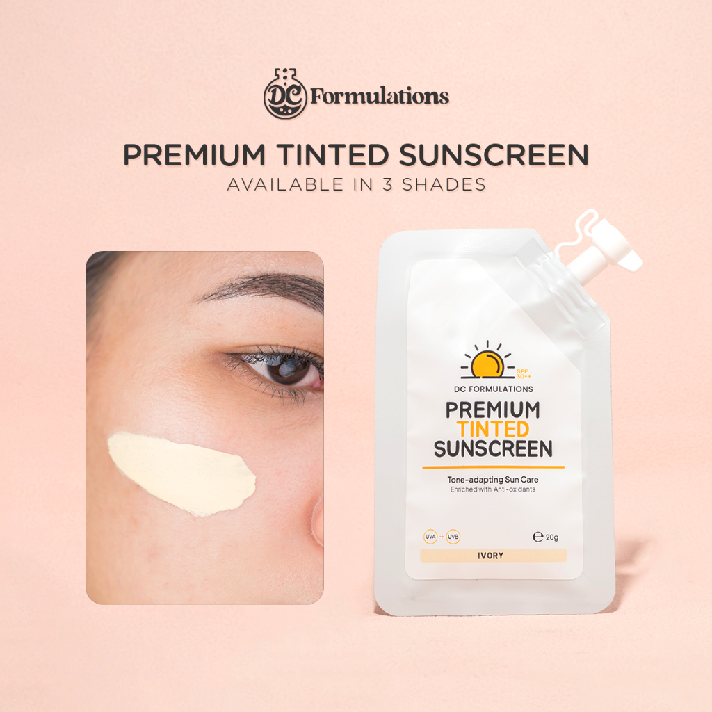 Tinted Sunscreen 20g - DC Formulations 01 Mineral sunscreen with SPF No ...