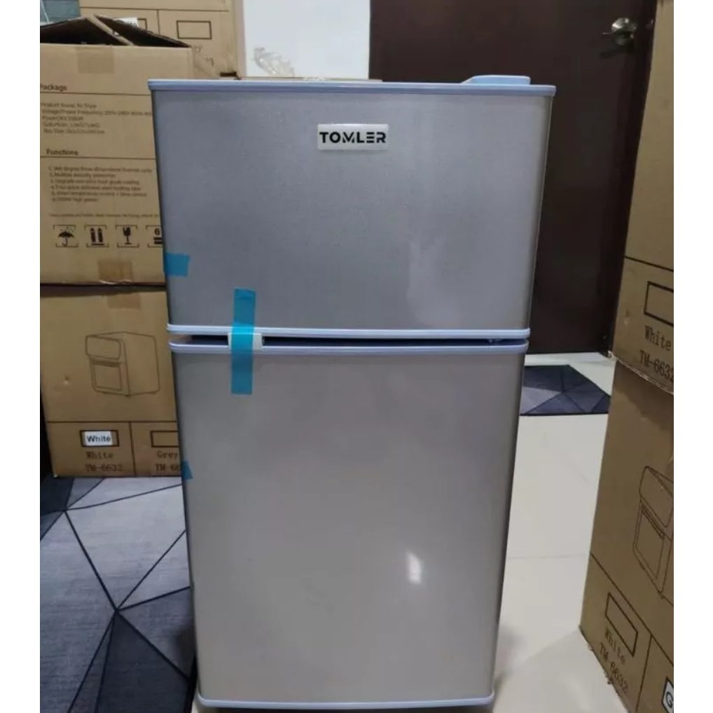 New Tomler mini refrigerator double door fridge | Shopee Philippines