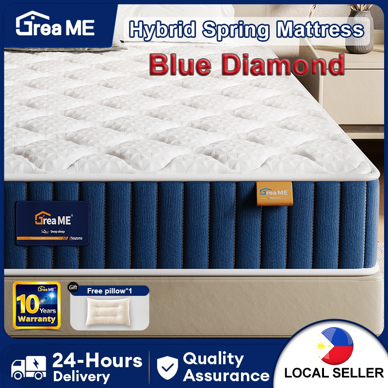 DreaME 8.1-Inch Compressed Roll-Packed Independent Spring Mattress ...
