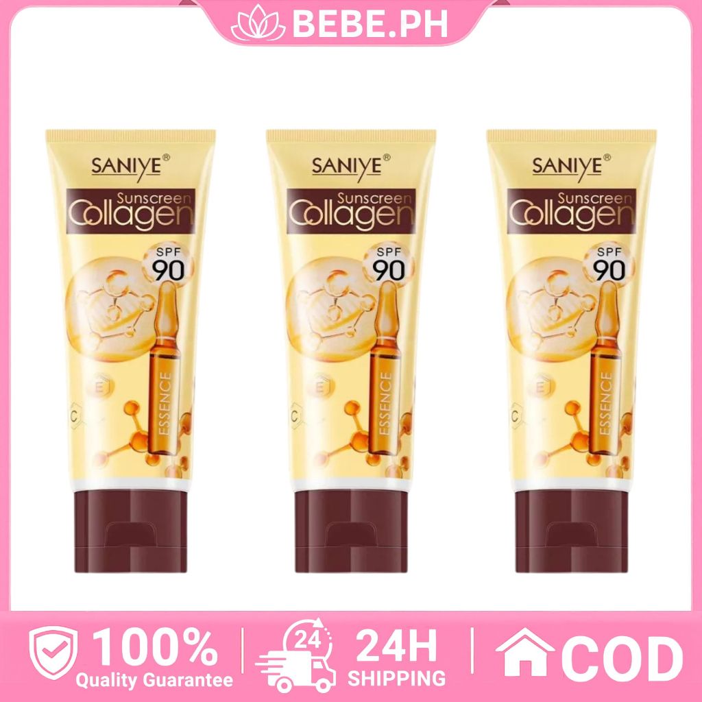 BEBE.PH SANIYE Collagen Sunscreen SPF90 Whitening Sun Protection Face ...