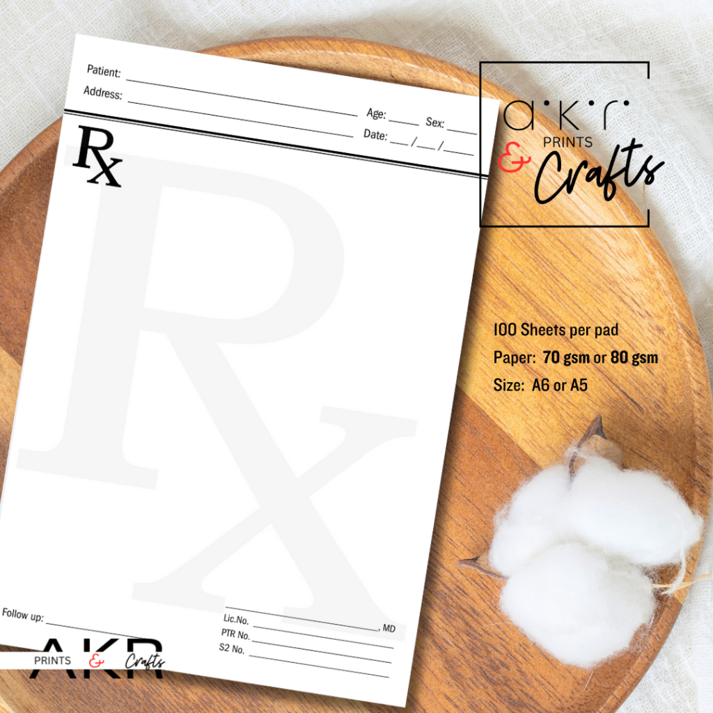 Shop prescription pad for Sale on Shopee Philippines