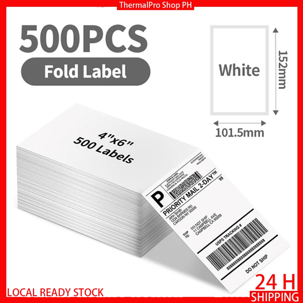 Waybill Sticker FOLD A6 Size 100x150mm Waybill Sticker Thermal Paper ...