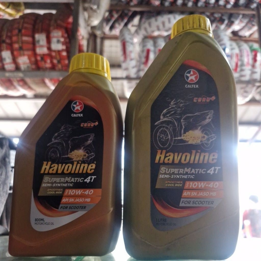Caltex Havoline' Supermatic 4T Semi-Synthetic SAE 10W-40SCOOTER ...