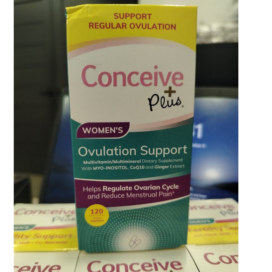 Conceive Plus Ovulation Support - Myo Inositol CoQ10 Folic Acid Women ...