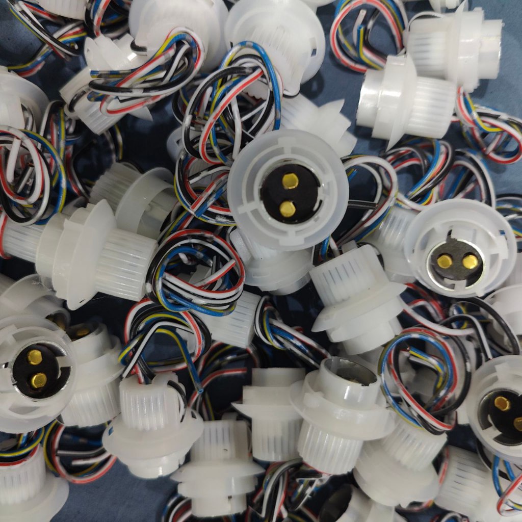 10 PCS TAIL LIGHT SOCKET DOUBLE JAPAN WIRE HEAVY DUTY | Shopee Philippines