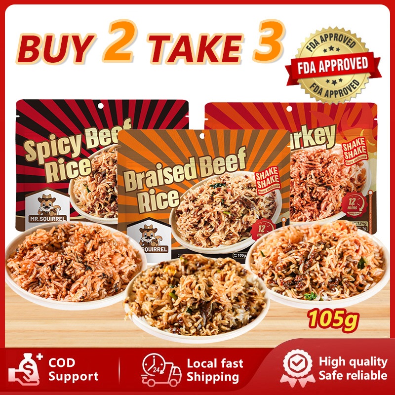 【Buy 2 Take 3】Mr.Squirrel Self Heating Rice Meal Instant Fried Rice ...