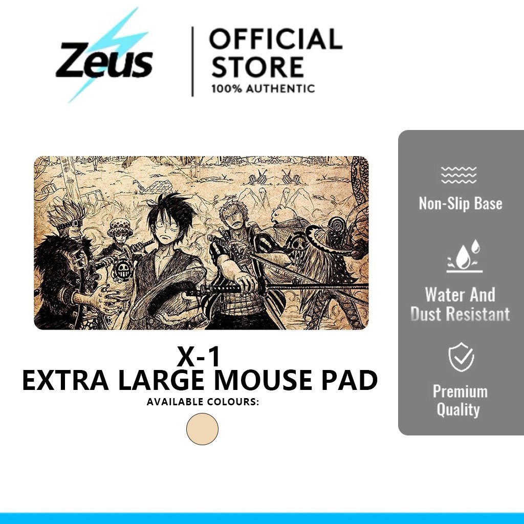 Zeus One Piece Extended Mouse Mat / Mouse Pad For Gaming ( 80cm x 30cm ...