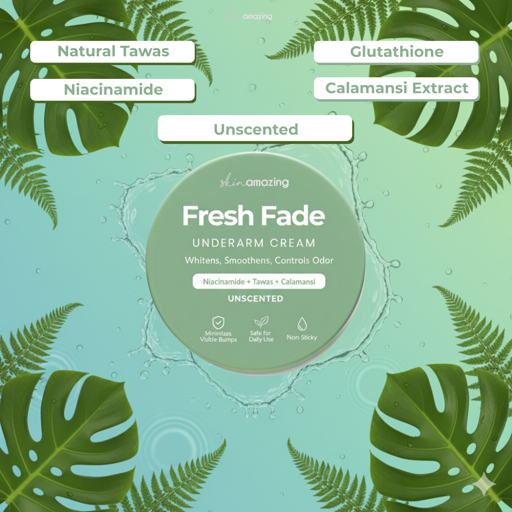 Skin Amazing Fresh Fade Underarm Cream with Niacinamide Tawas Calamansi ...