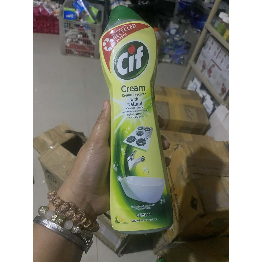 CIF CREAM WITH NATURAL cleaning particles 500ML | Shopee Philippines