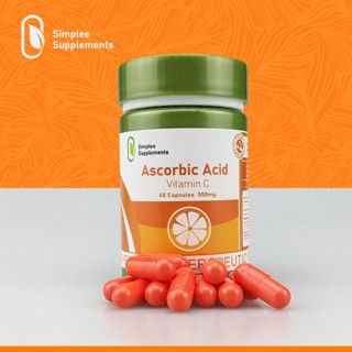 Ascorbic Acid – 500mg | 60 Capsules – Supports Immune Health, Skin ...