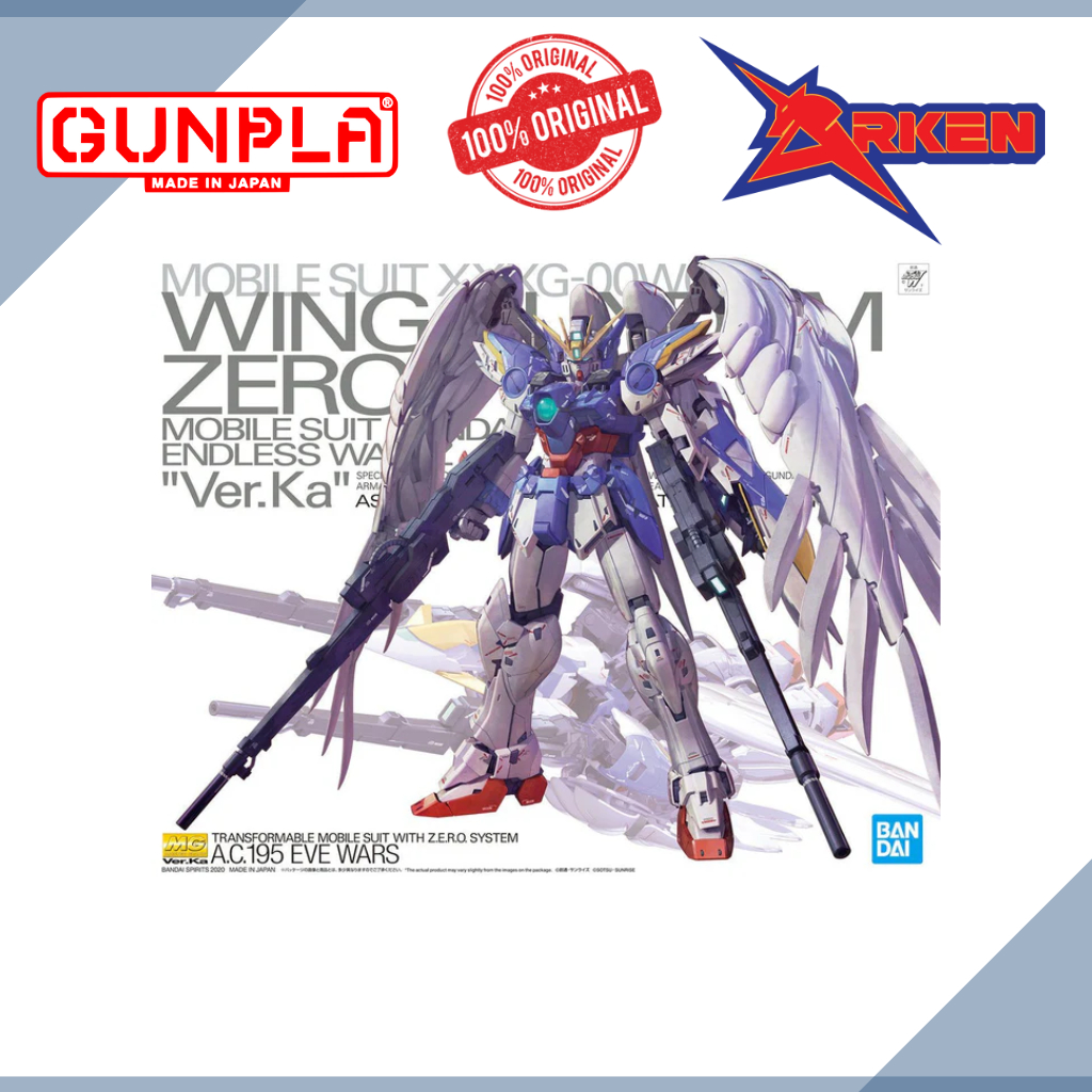 BANDAI Gunpla - MG 1/100 Wing Gundam Zero Ew Ver. Ka (w/ Ban Kee ...