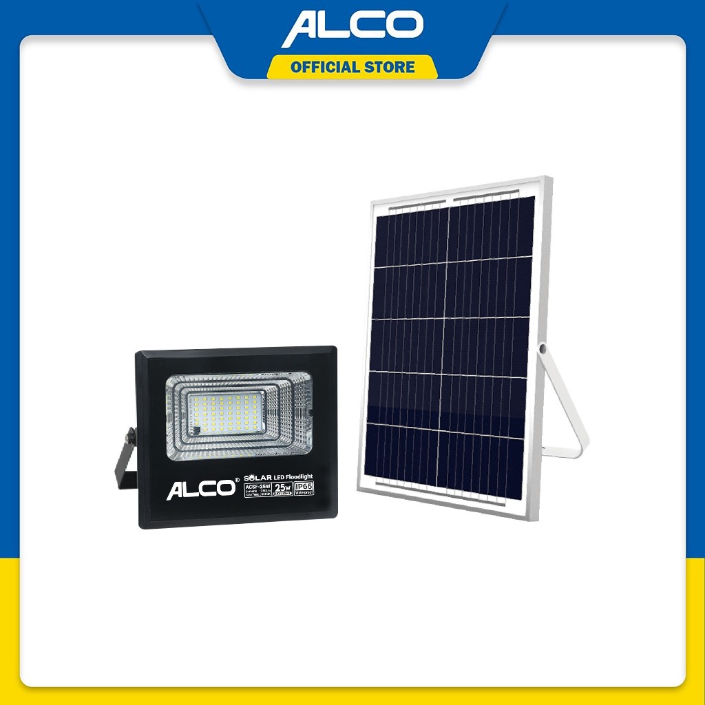 ALCO Solar LED Floodlight | Shopee Philippines