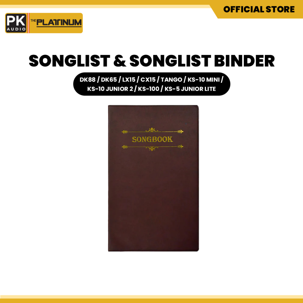 KS series songlist binder and songlist | Shopee Philippines