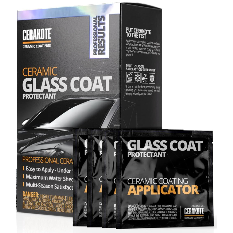 CERAKOTE Ceramic Glass Coat Protectant :Hydrophobic Automotive Rain ...