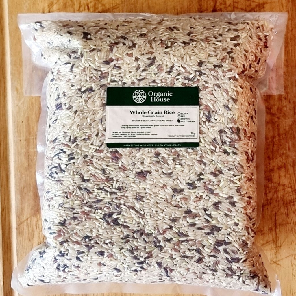 Organic House Multi-Grain Rice 2kg (Support Local Farmers) | Shopee ...