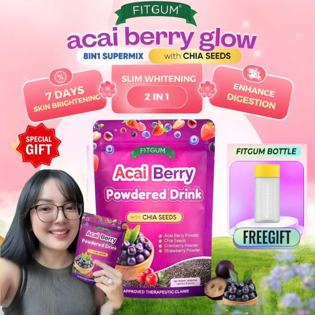 [FDA APPROVED + FREE BOTTLES] ONLY 179P/Pack - FITGUM Acai Berry Drink ...