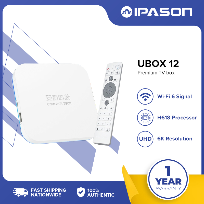 Ubox 12 Super TV Box with Smart Voice Assistant, Android 10.0 ...