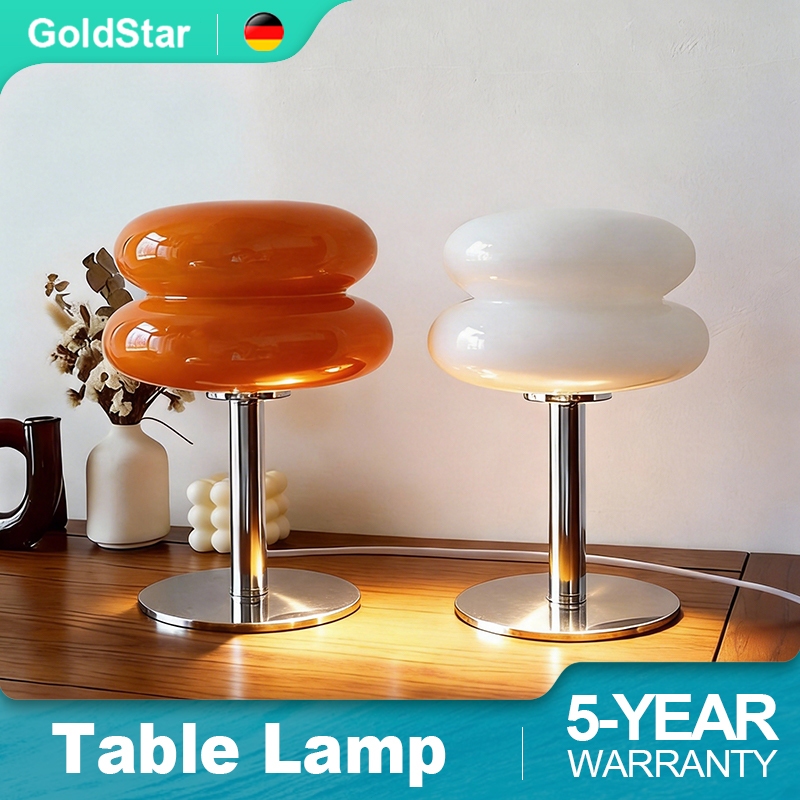 Gold Star 3 Mode LED Lamp Shade Bedroom Night Light Mushroom Table Lamp ...