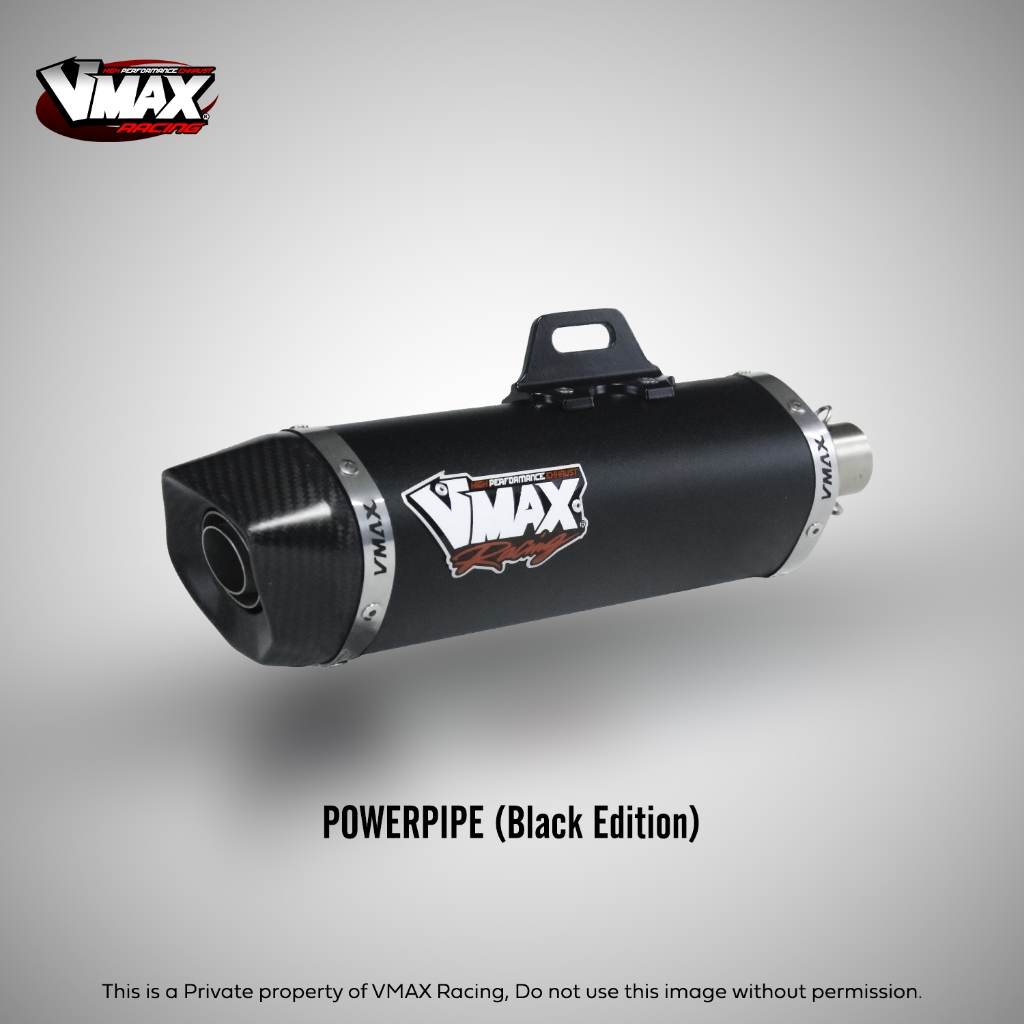 VMAX RACING POWERPIPE Full System exhaust (Honda, Yamaha, Suzuki, Rusi ...