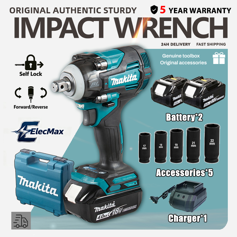 Original 88v Impact wrench Torque wrench 1/2 Brushless Electric Impact ...
