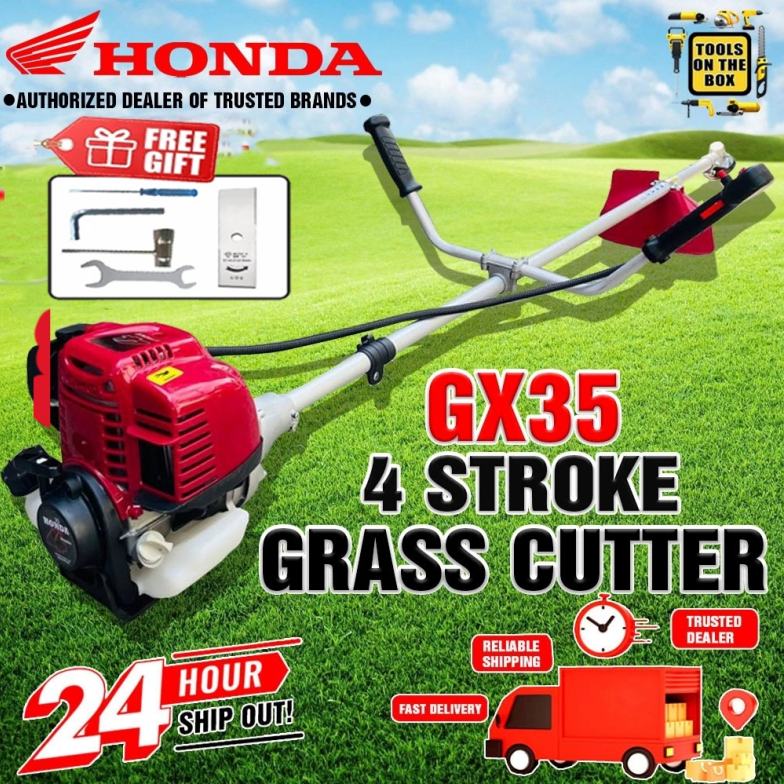 Japanese Original 4-Stroke 9900W Grass Cutter GX35 Portable Gasoline ...