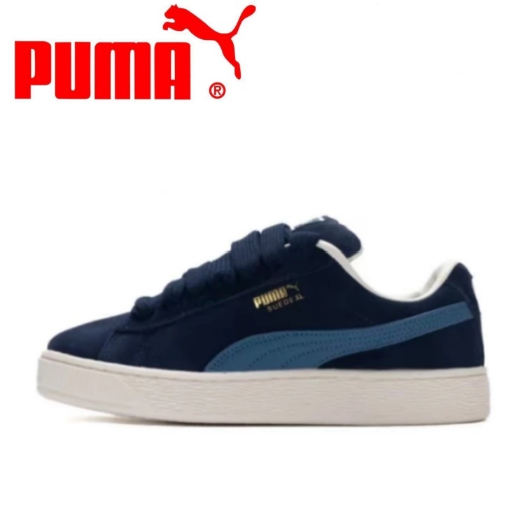 PUMA Suede XL Unisex Low Cut Blue Sneakers | Shopee Philippines