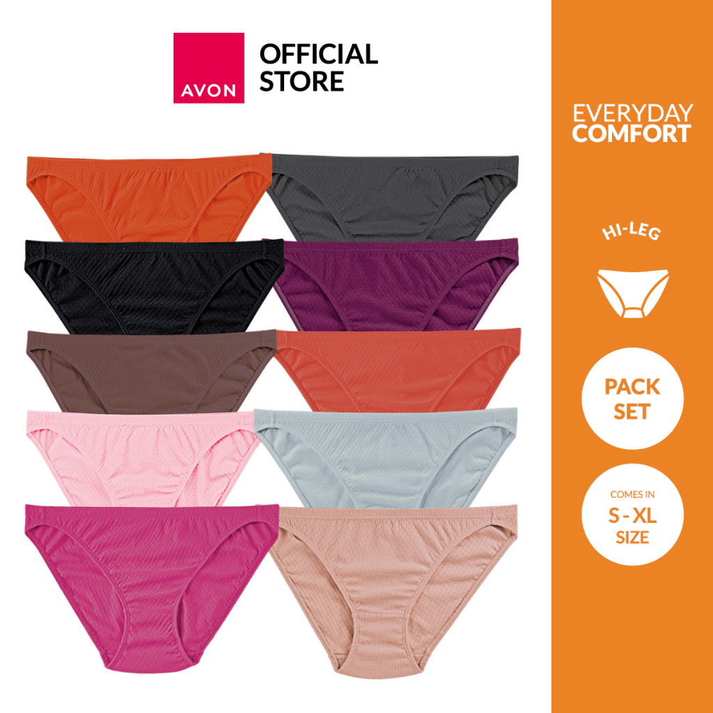 Avon Everyday Comfort | Luz Hi-Leg Panty (10Pcs Panty Pack) | Women's ...