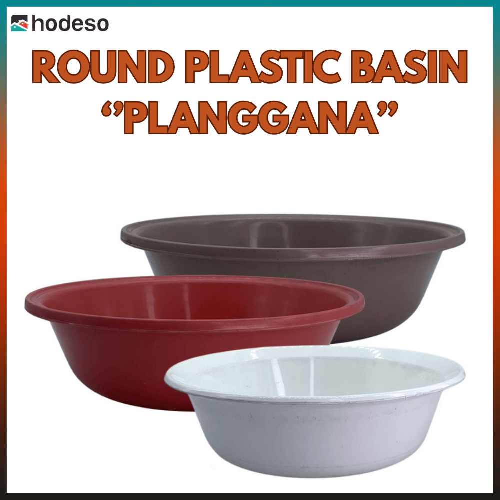 Hodeso Durable Round Plastic Basin "Planggana" – Basin / Multi-Purpose ...
