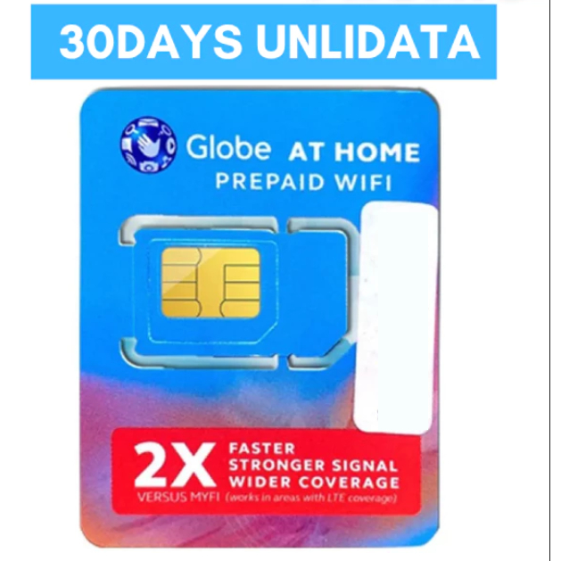 GLOBE AT HOME PREPAID WIFI CARD / PLDT HOME PREPAID WIFI sim CARD ...