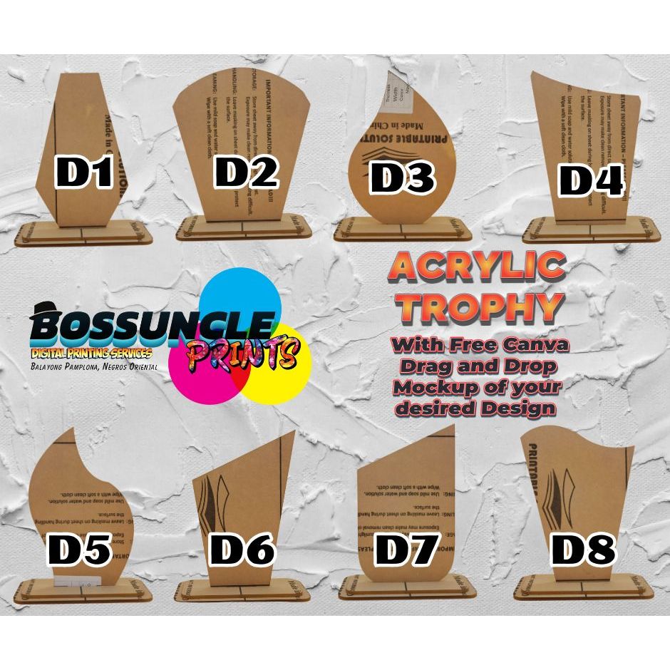 Acrylic Plaque, Blank, 3mm, Trophy, Award, Transparent. Laser Cut. W ...