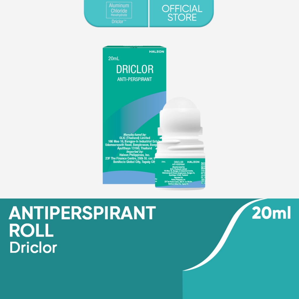 Driclor Anti-Perspirant Roll 20ml | Shopee Philippines